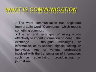 Types of Communication | PPT