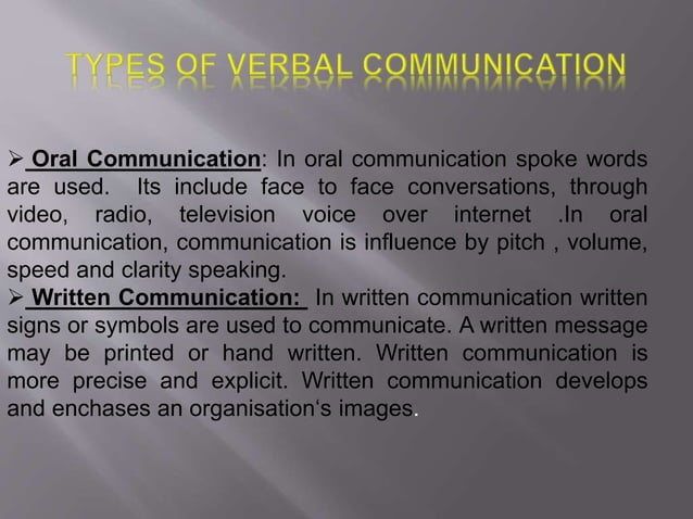 Types of Communication | PPT