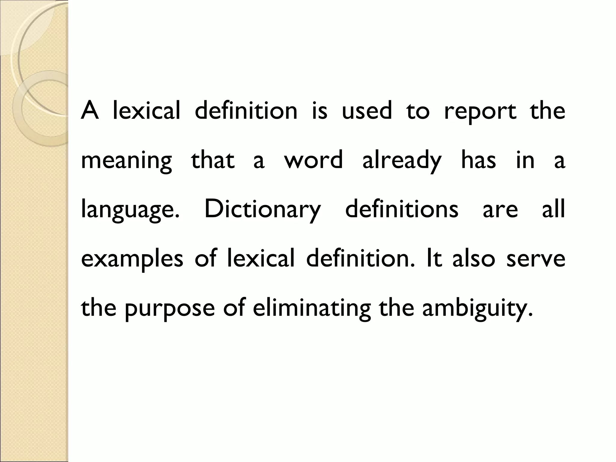 Defination unit 4 | PPT