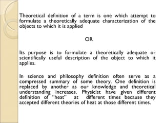Defination unit 4 | PPT