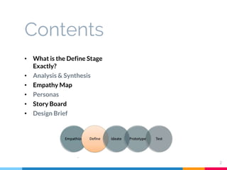 Design Thinking : Define | PPTX