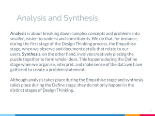 Design Thinking : Define | PPTX