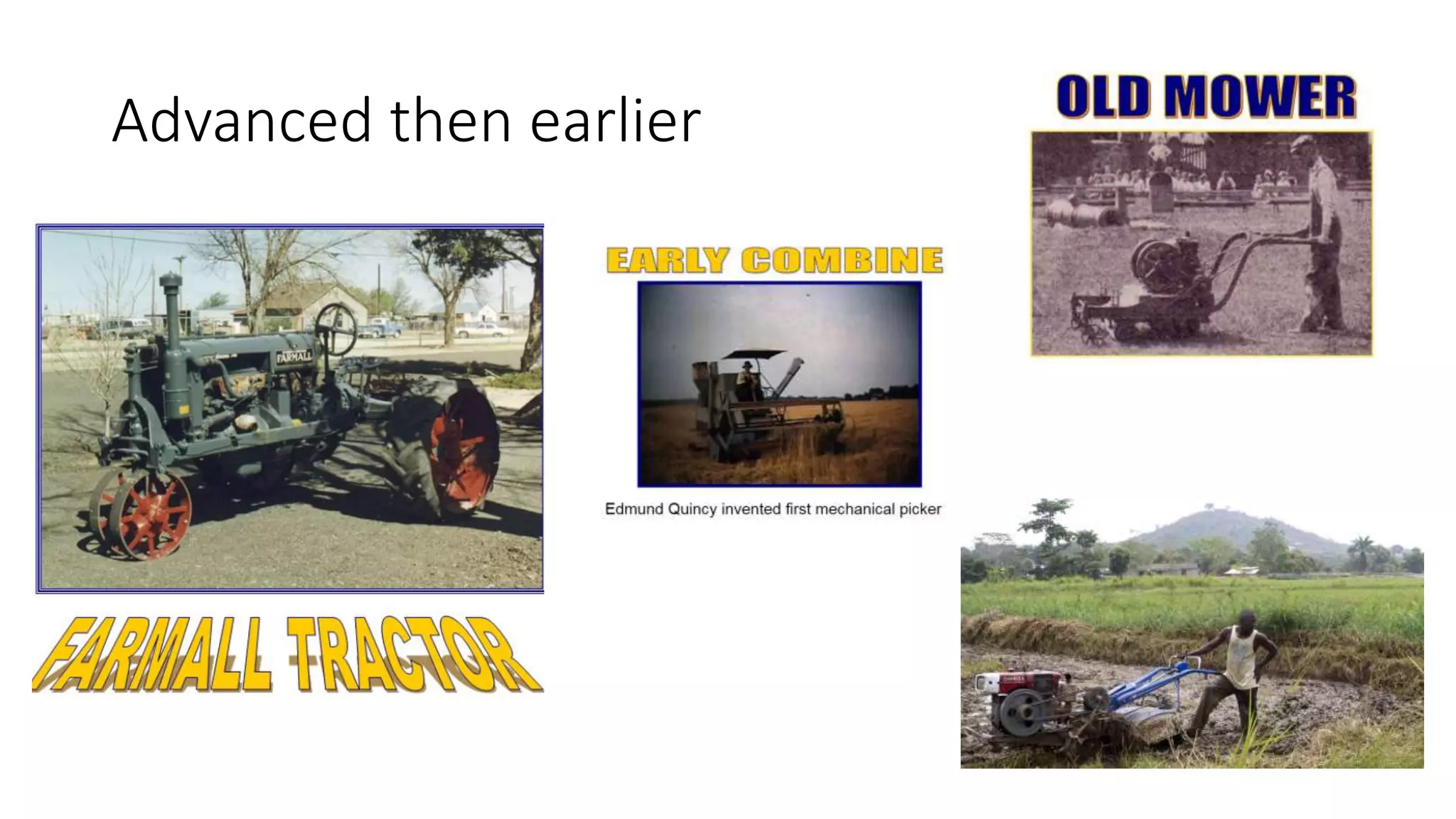 Define agriculture (Then and Now) | PPTX