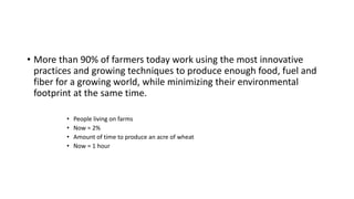 Define agriculture (Then and Now) | PPTX