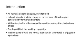 Define agriculture (Then and Now) | PPTX