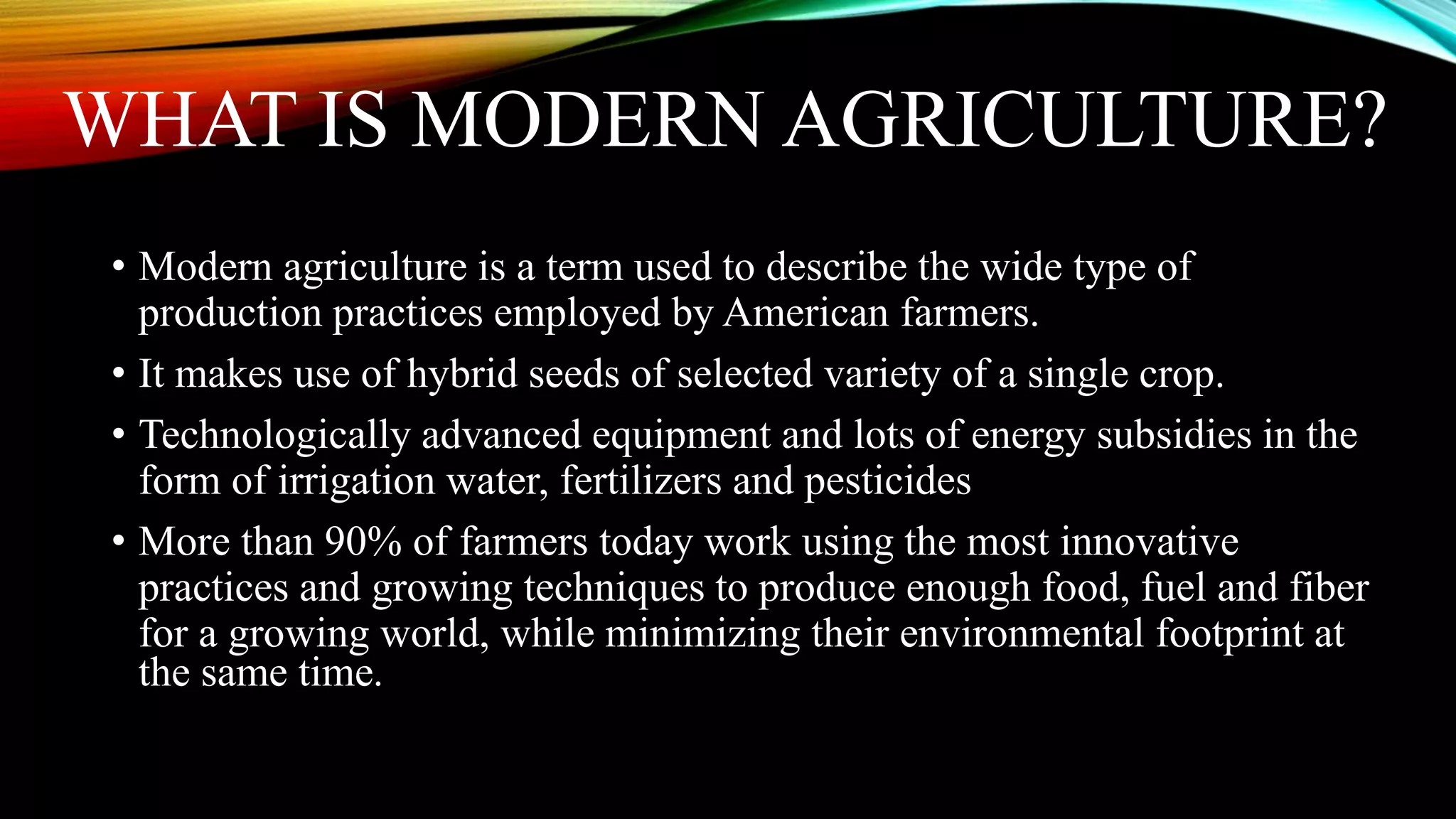 Define Agriculture (Then and Now) | PPTX