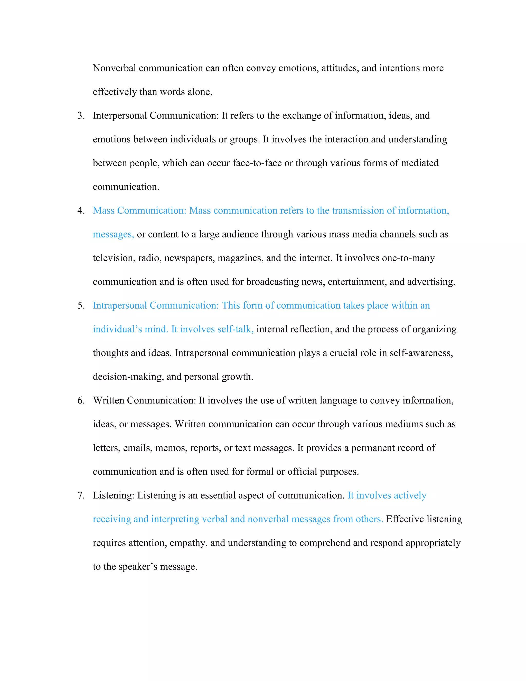 Define and explain the communication terms (updated 2023).docx ...
