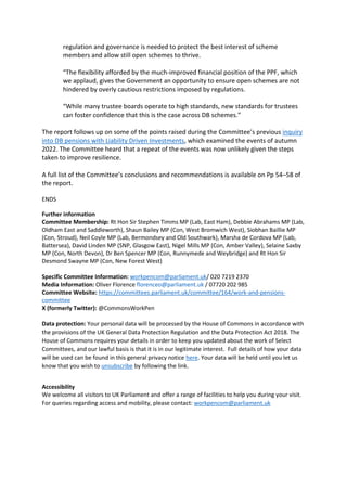 Press release from the BP Pensioner Group on the WPC DB report | PDF