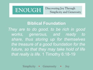 Defined by generosity | PPTX