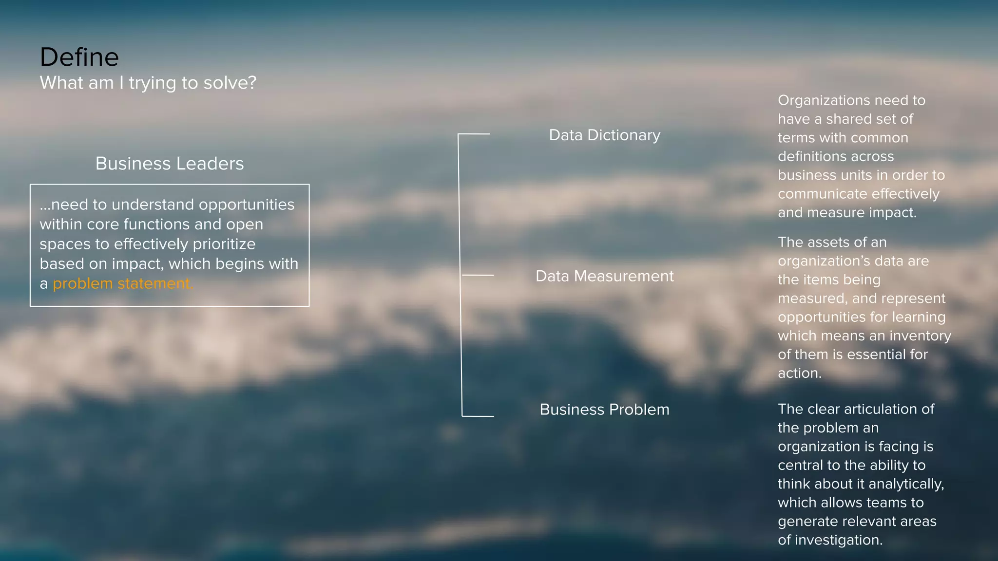 Define, describe, deploy how to build an analytical framework | PPT