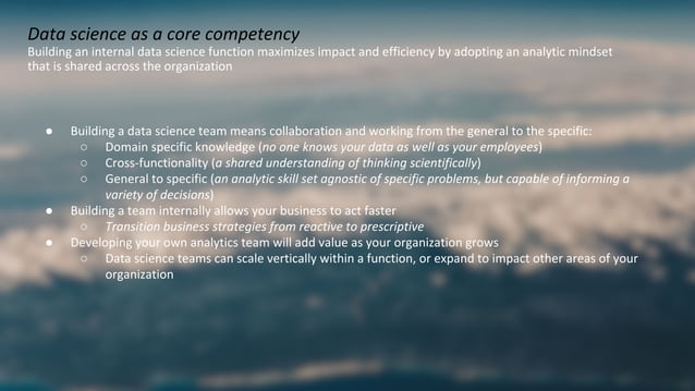 Define, describe, deploy how to build an analytical framework | PPT