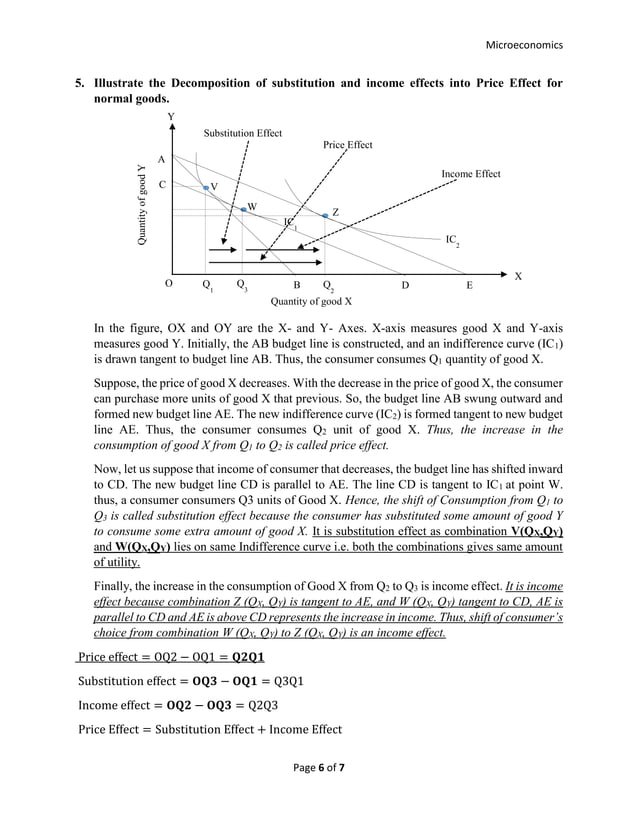 Microeconomics: Concept of Indifference Curve and Budget Line ...