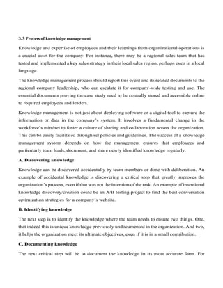 Define knowledge management & briefly explain its type by using example.pdf