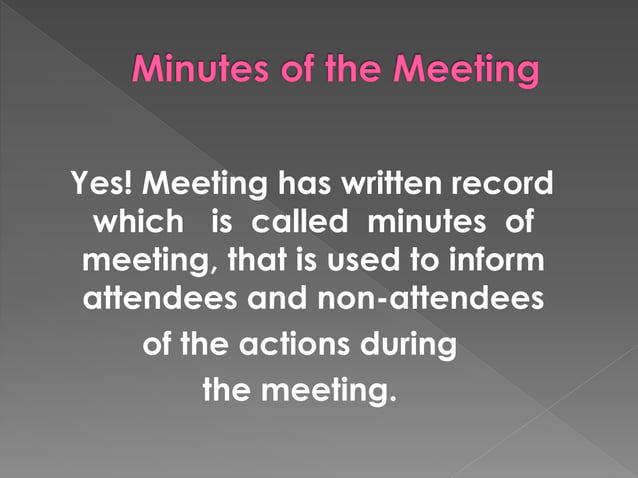 Define meeting, types of meeting, function of meeting, role of meeting ...