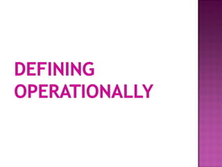 Define operationally final | PPT
