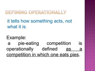 Define operationally final | PPT