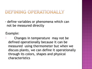 Define operationally final | PPT