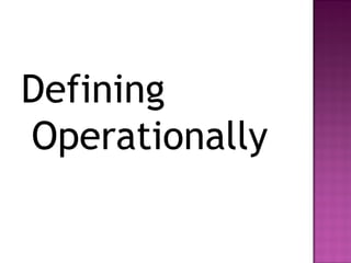 Define operationally final | PPT