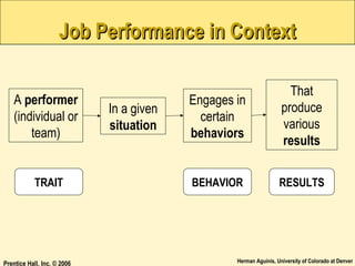 Define performance & choosing a measurement approach | PPT