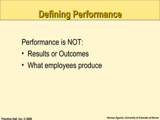 Define performance & choosing a measurement approach | PPT