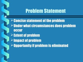 Define Phase of Six Sigma Process Improvement.pptx | Business ...
