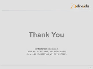 Define Labs : Portfolio / Projects / Our work | PPT