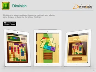 Define Labs : Portfolio / Projects / Our work | PDF