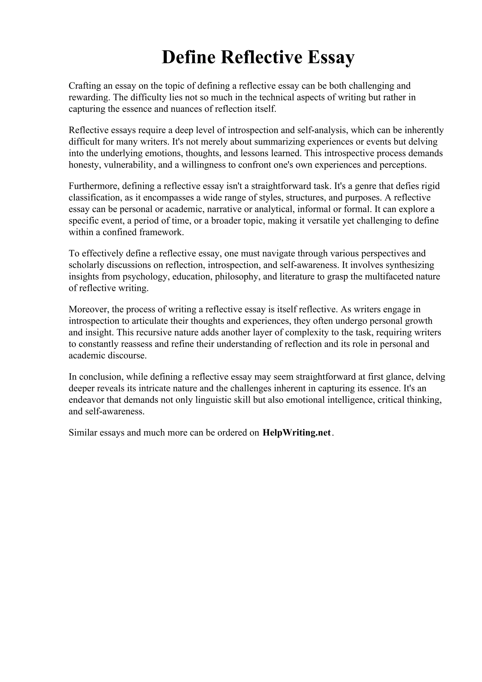 Define Reflective Essay.pdf