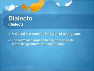 7 Terms to Define Spanish Slang And Their Meanings | PPT