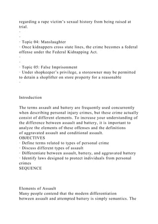 · Define terms relatA significant amount of the criminal code is d.docx ...