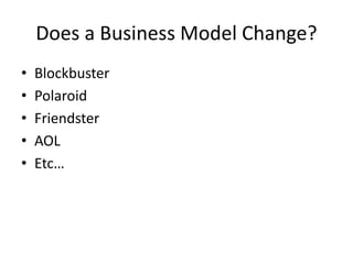 Define your business model and identify your biggest risk | PPTX ...