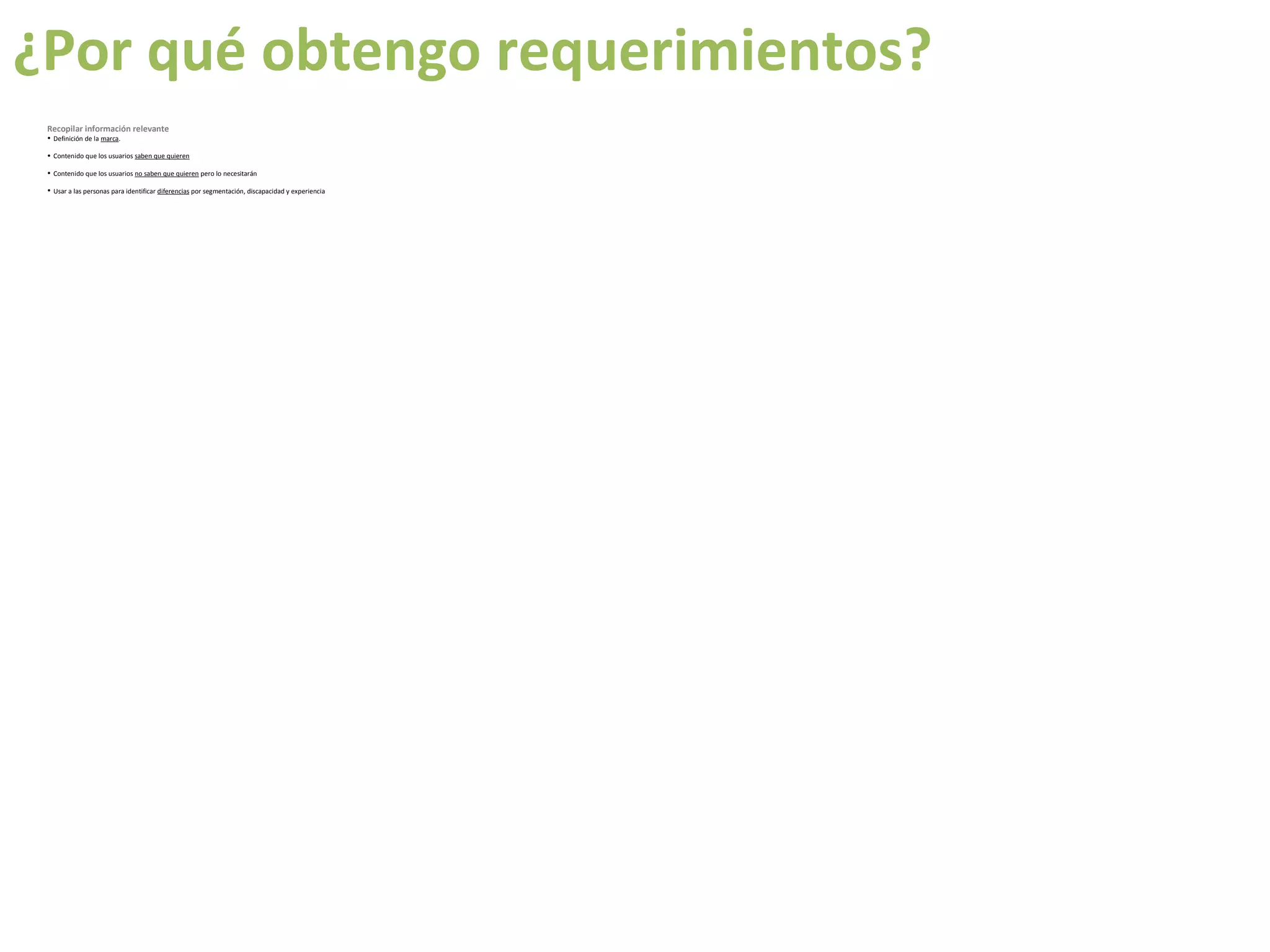 Definición de requerimientos y funcionalidades | PPT
