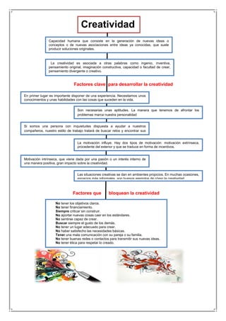 Definición de creatividad | DOCX