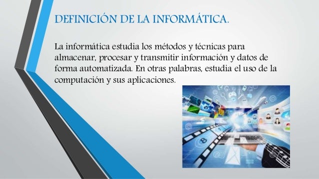 Definición de la informática
