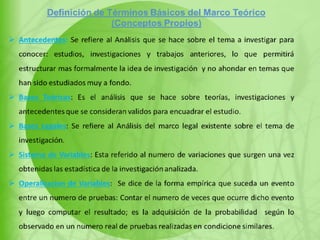 Definición de términos básicos por Daniel Arequipa | PPTX