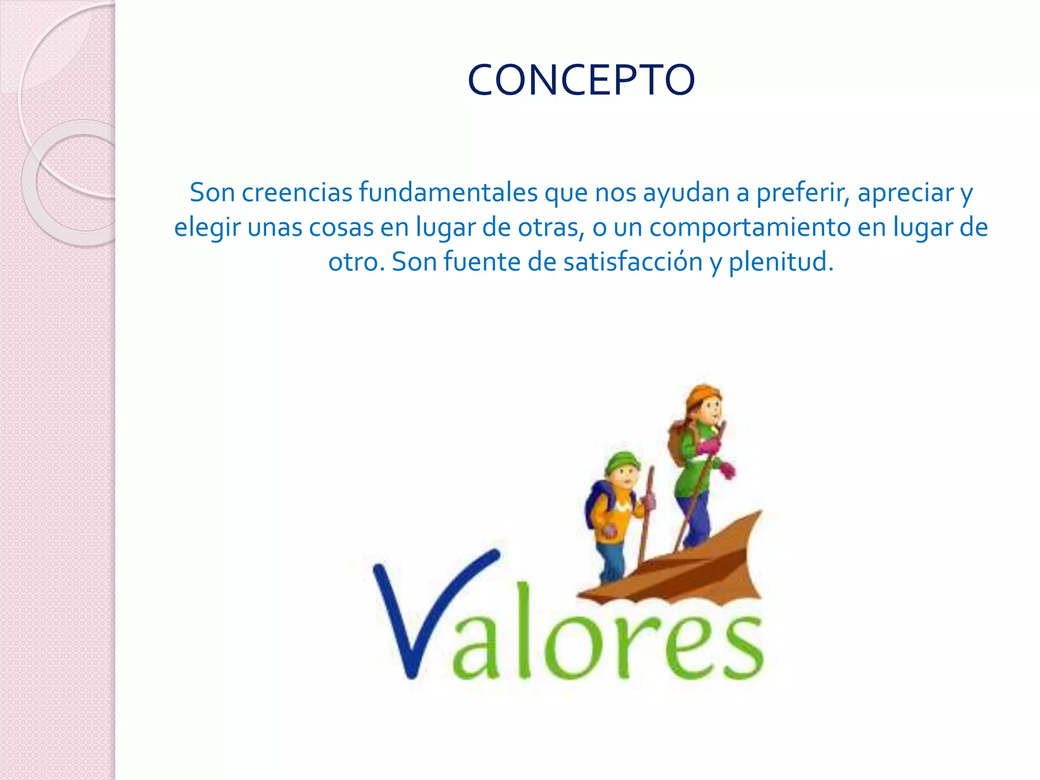 Definición de valores | PPT