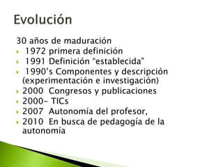 Definicion autonomia | PPTX