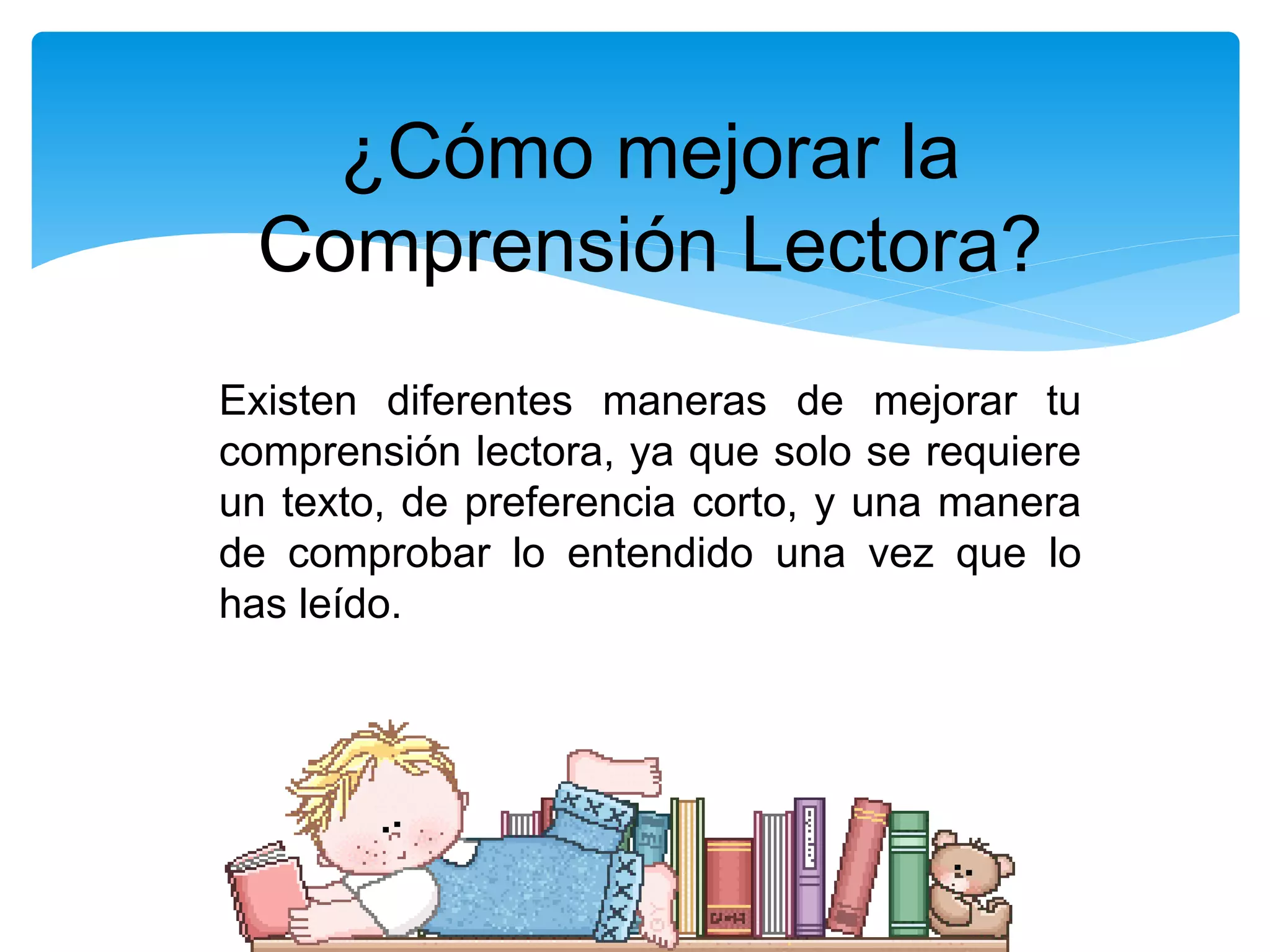 Definicion Comprension Lectora | PPTX