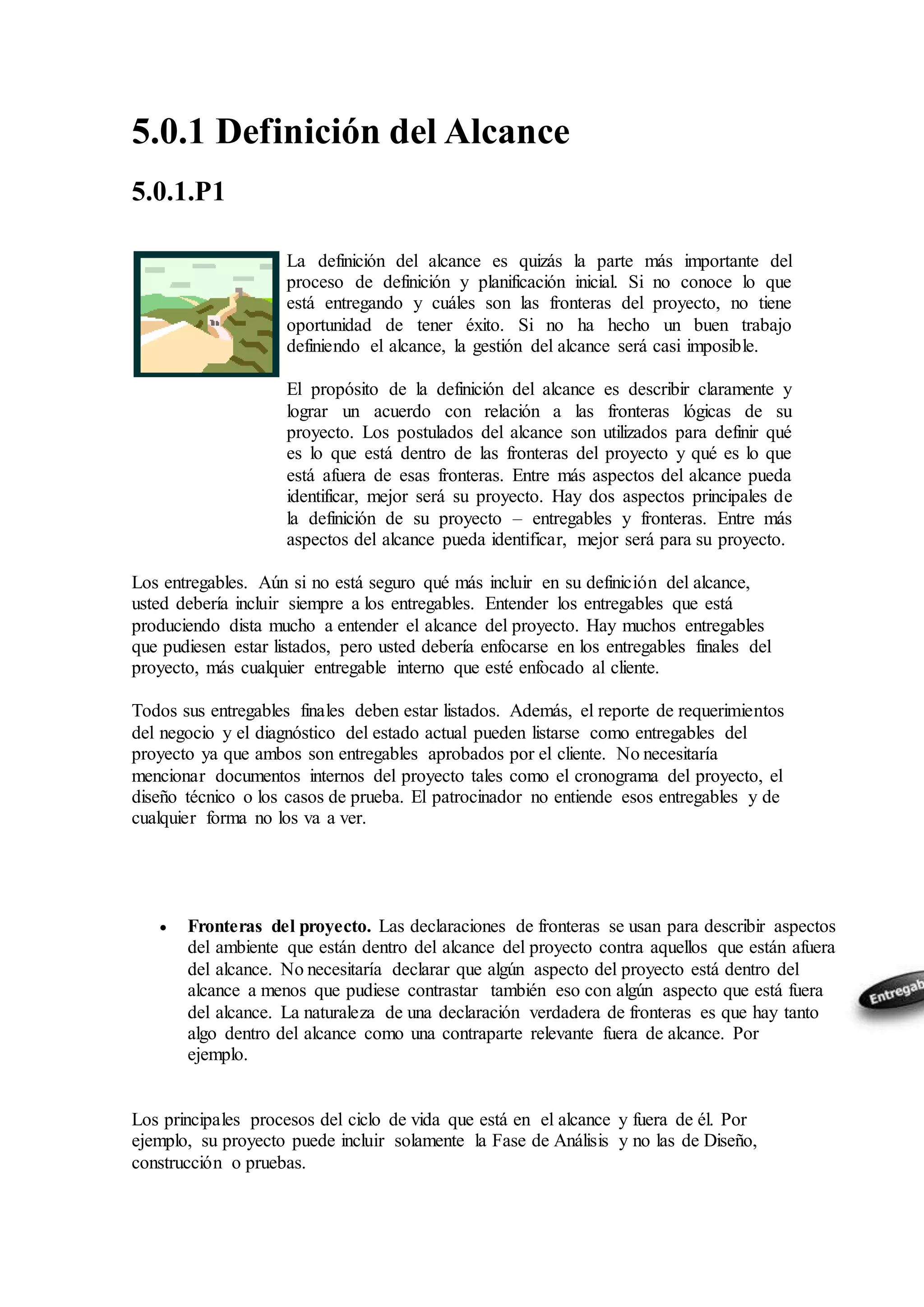 Definicion de alcance | DOCX