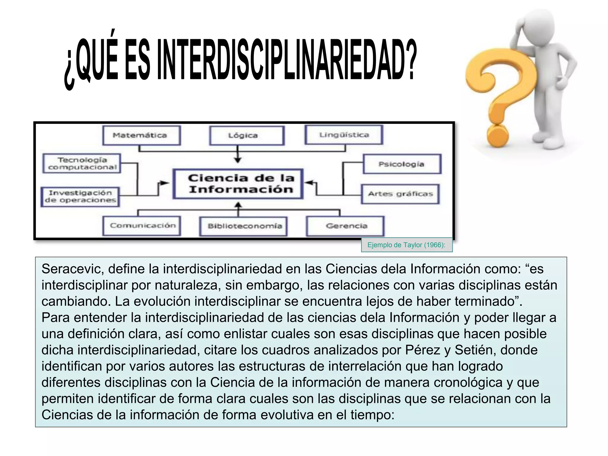 Definición de ciencias de la información | PPTX
