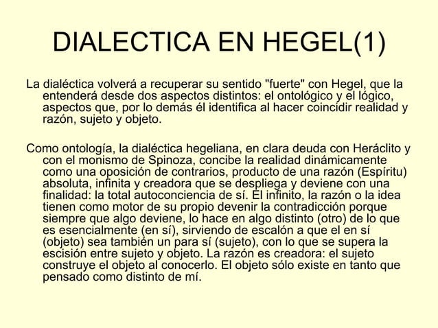 Definicion De Dialectica | PPT