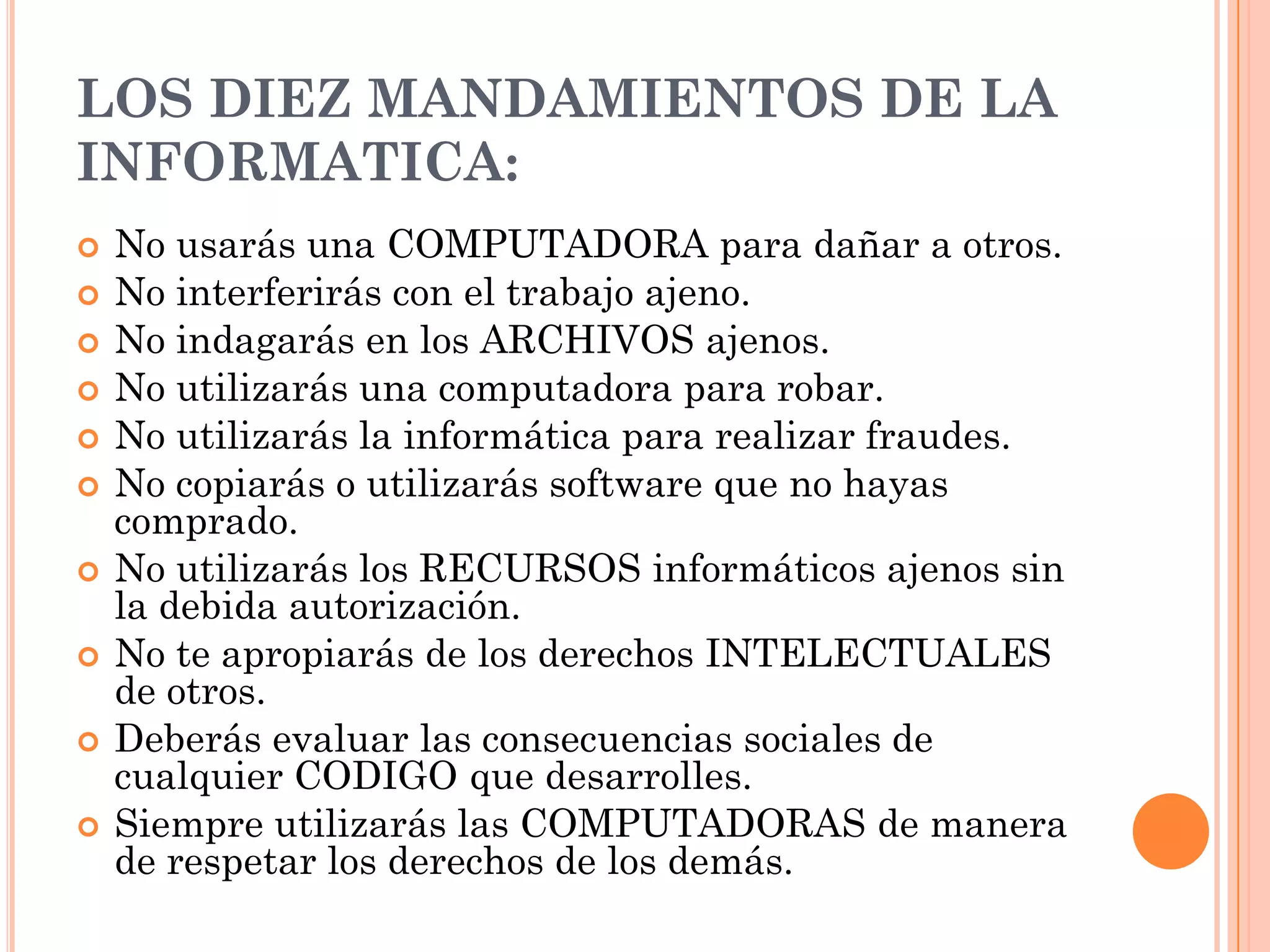 Definicion de la etica informatica.......aman daaaaaaaaa | PPT