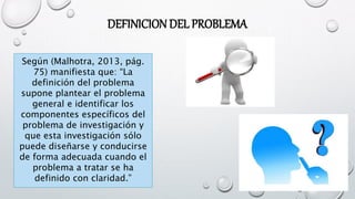 Definicion del problema | PPTX