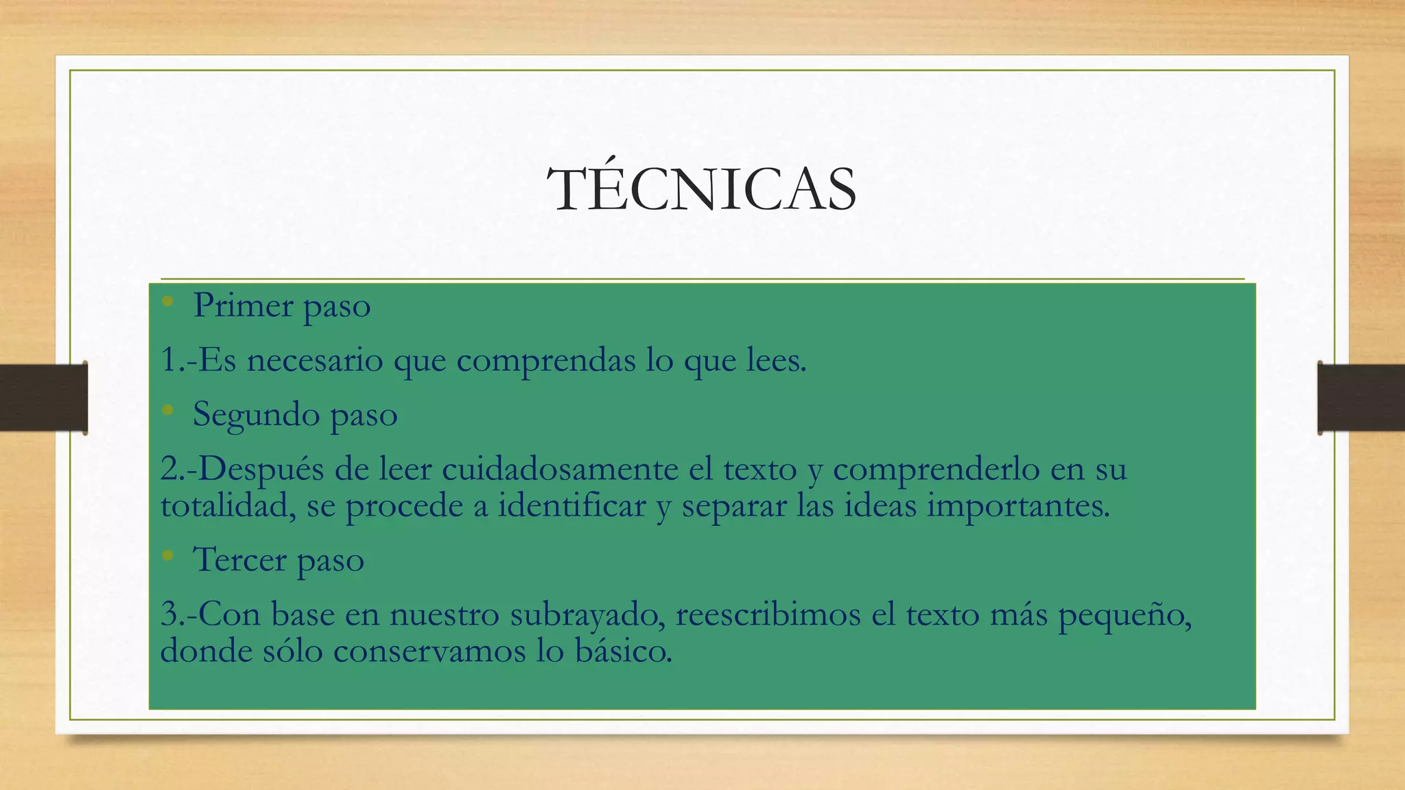 Definicion del resumen | PPT