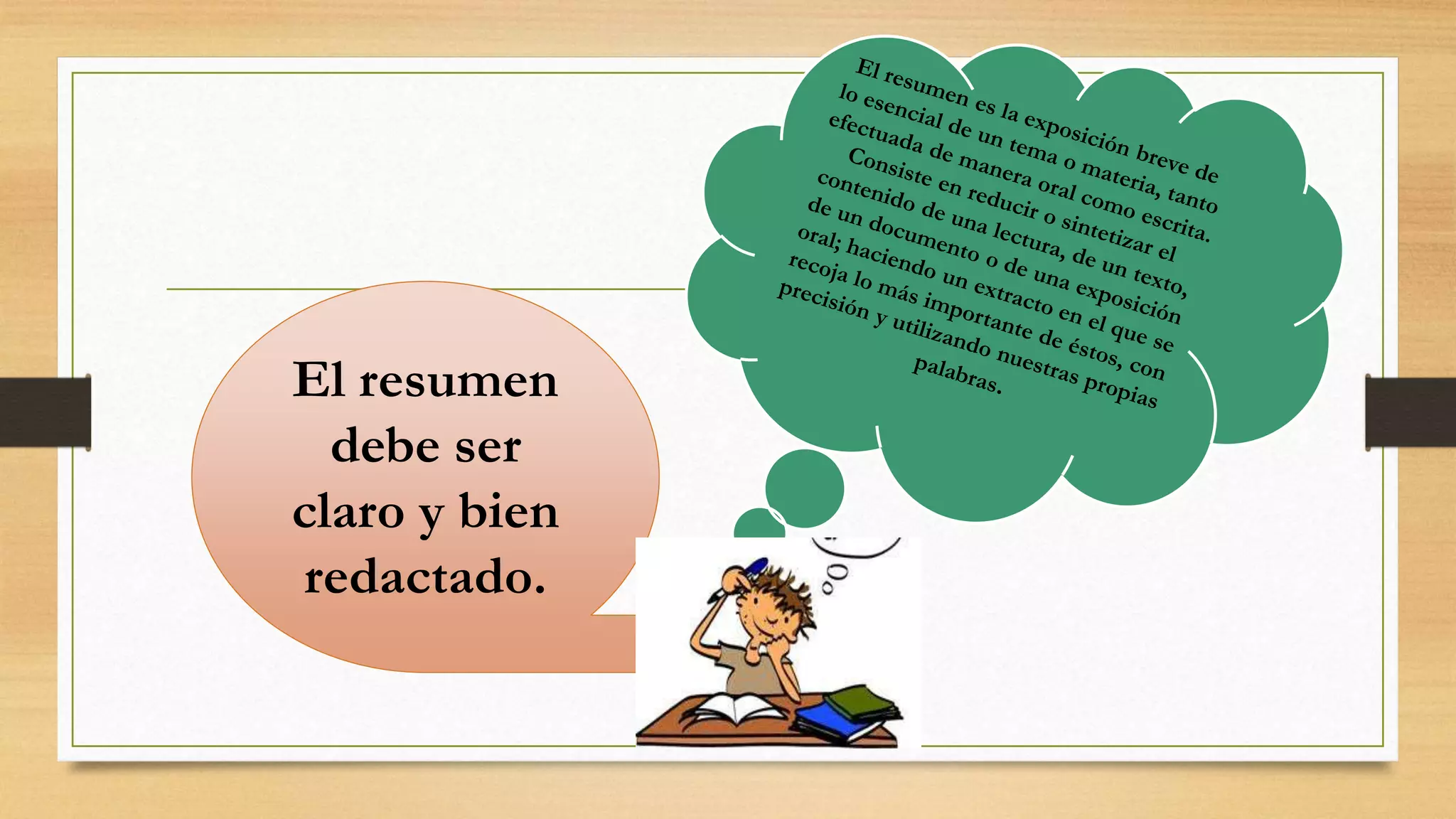 Definicion del resumen | PPT