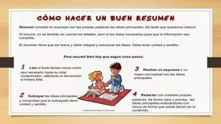 Definicion del resumen | PPTX
