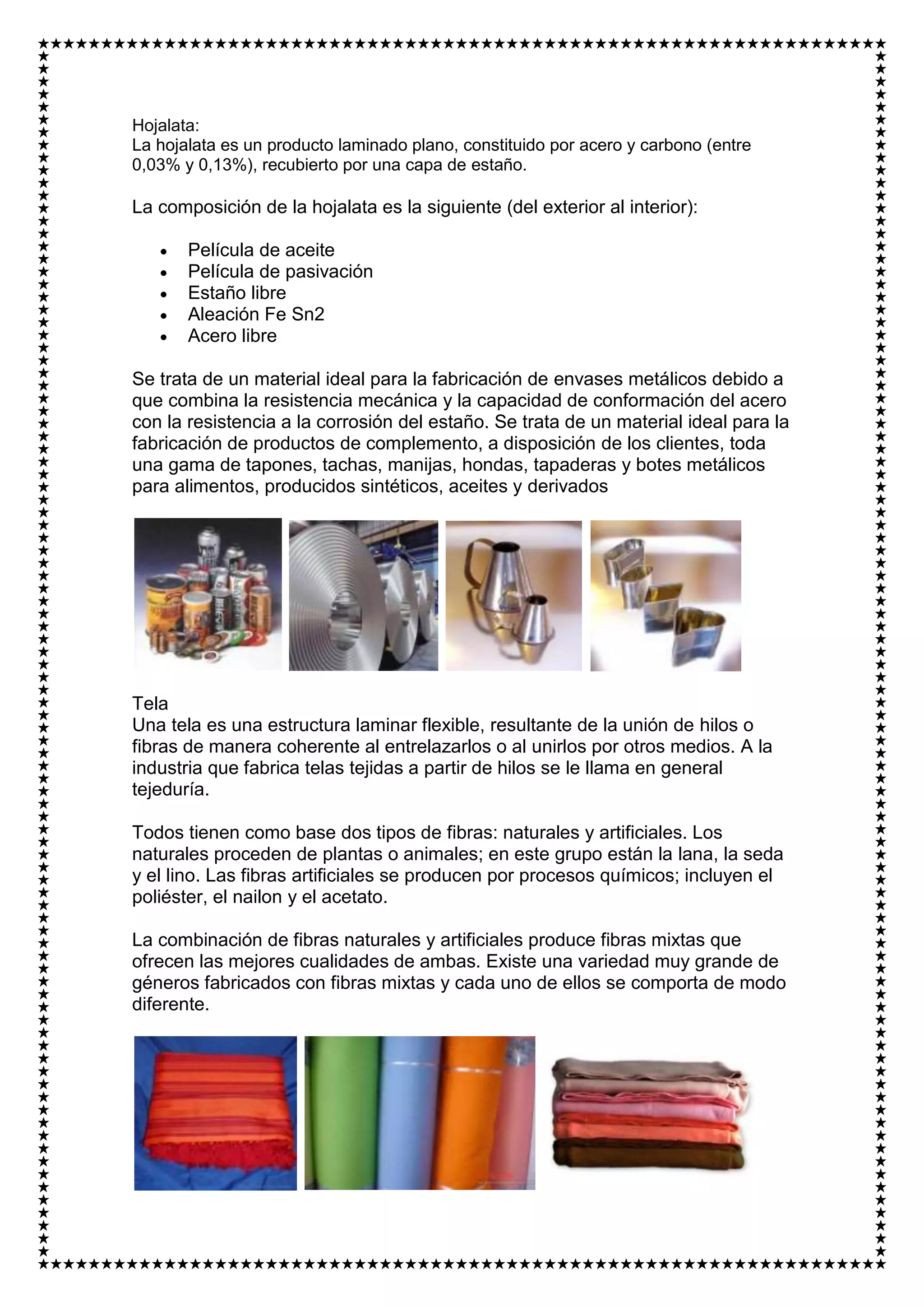 Definicion de materiales | PDF