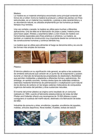 Definicion de materiales | DOCX