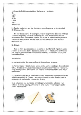 Definicion de materiales | DOCX