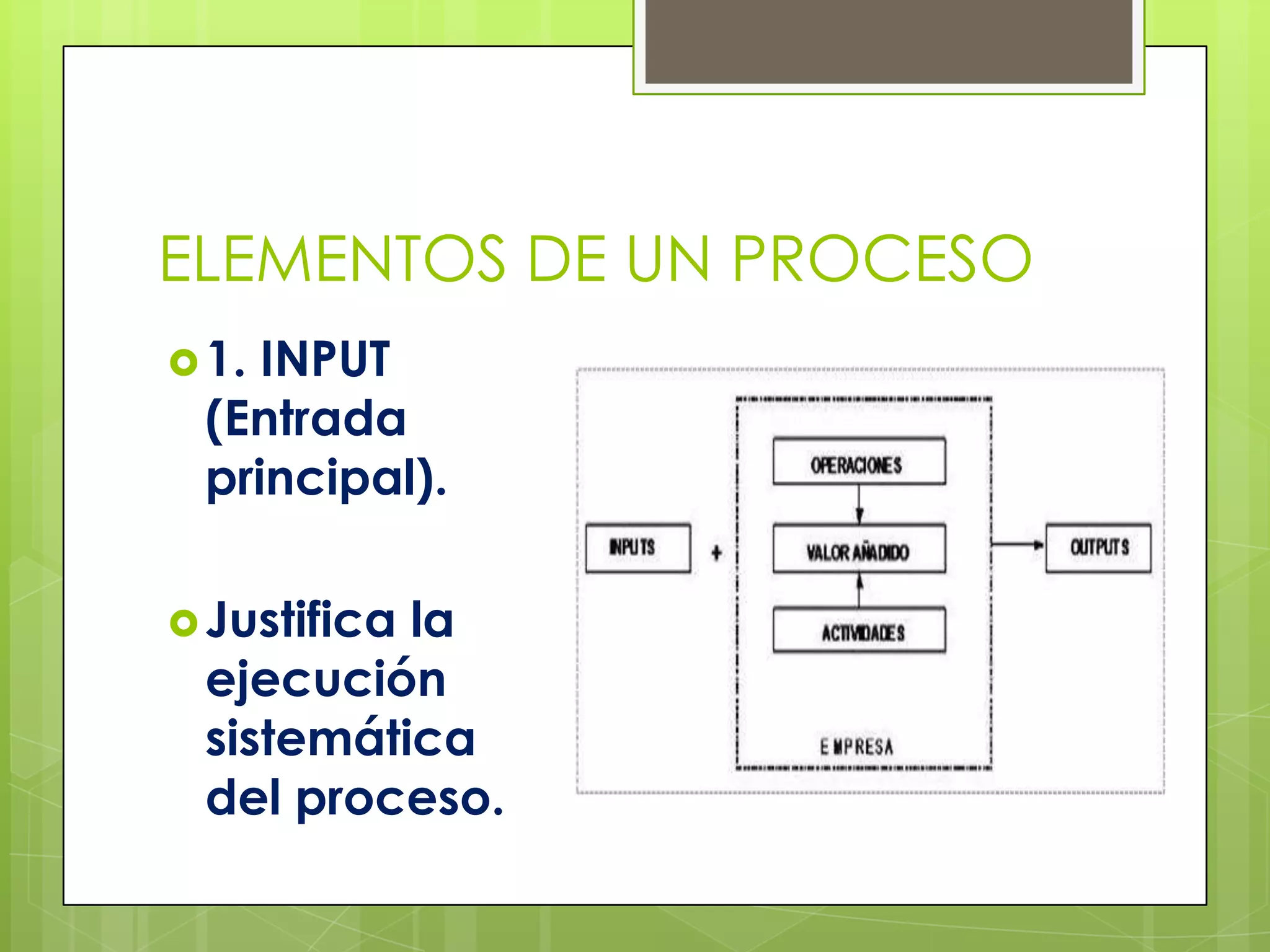Definicion de proceso y gestion | PPTX